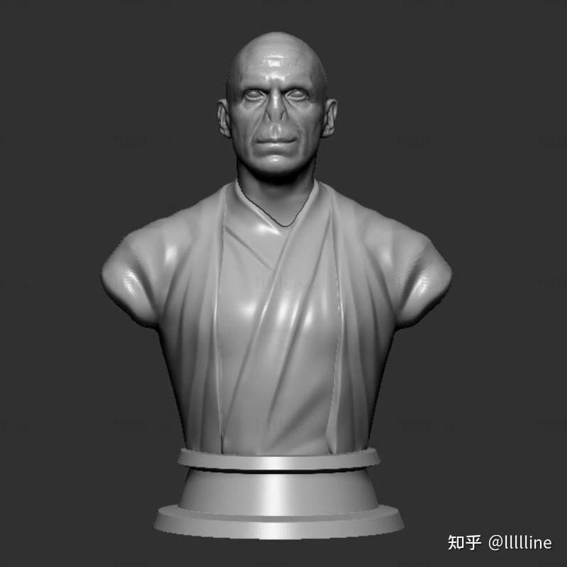 伏地魔3D打印模型 - 知乎