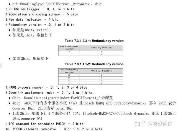 DCI格式介绍-Format1系列 - 知乎