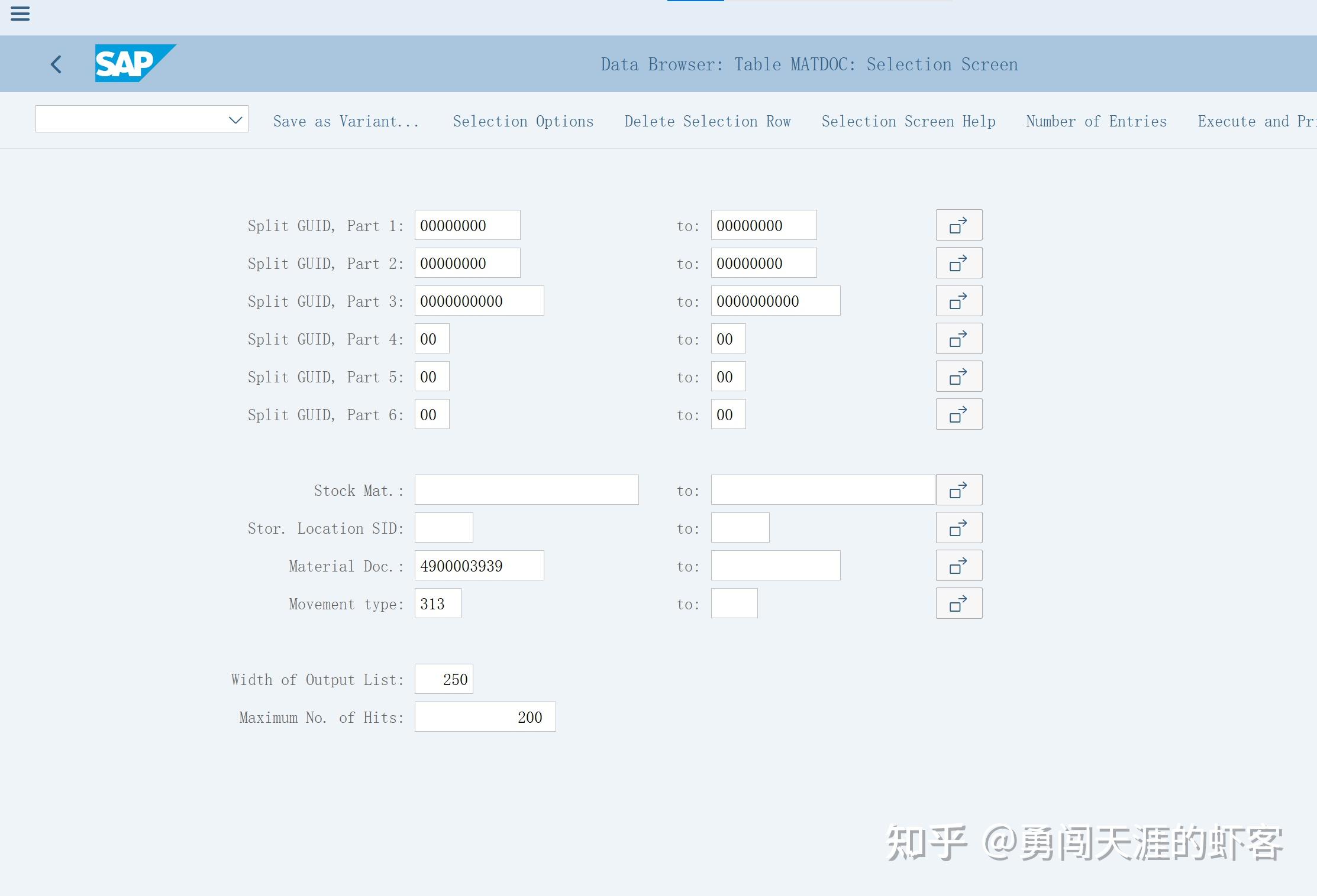 SAP MM 表MATDOC里的XAUTO字段？ - 知乎