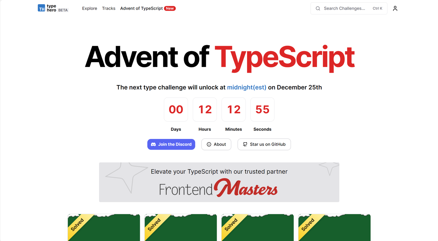 TypeHero - Advent of TypeScript 2023 部分题解 - 知乎