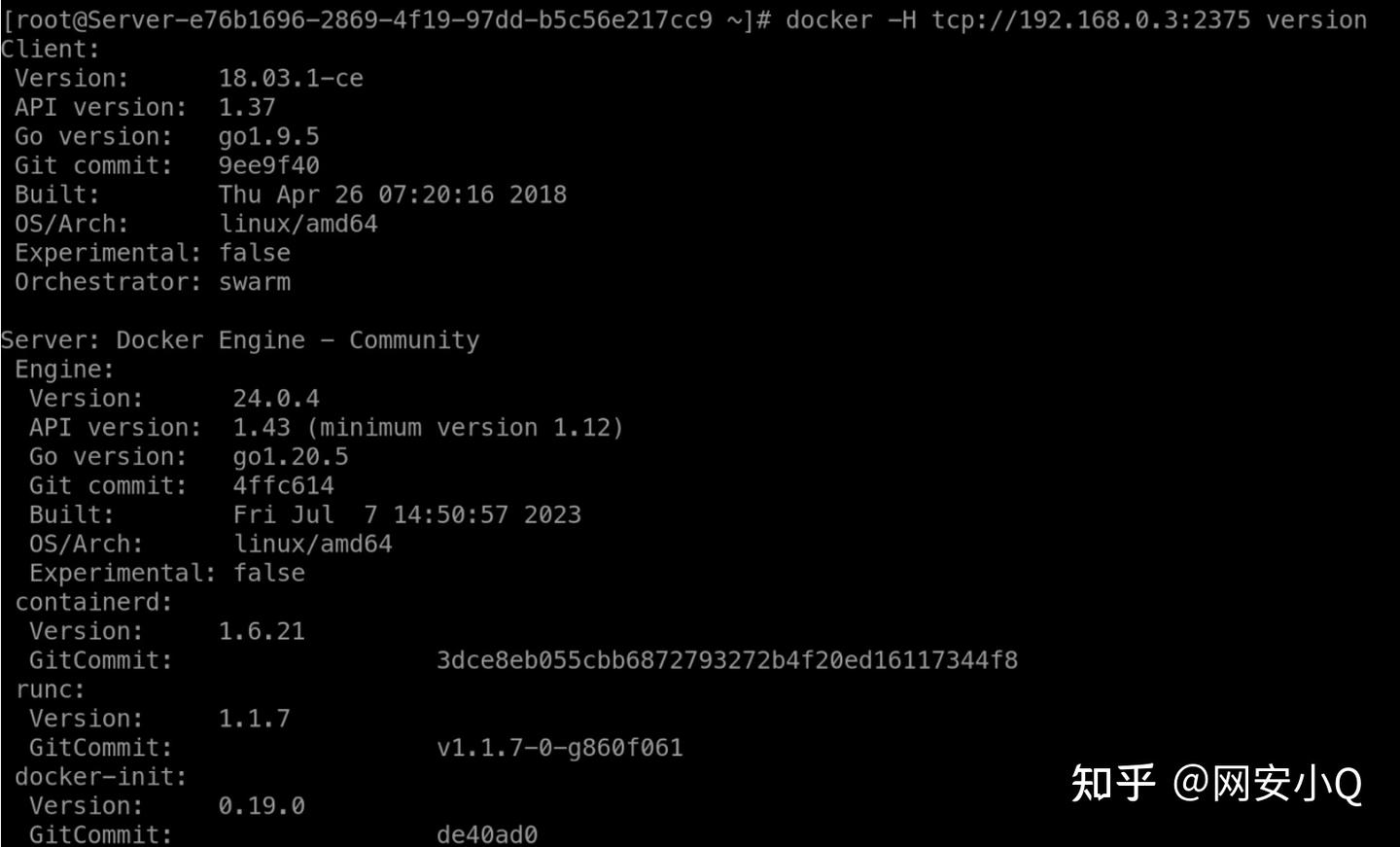 Docker Remote Api未授权访问漏洞以及安全防护 知乎