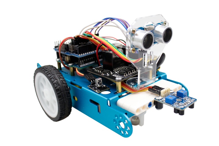 使用超声波传感器采用图形化编程制作arduino自动跟随小车 知乎