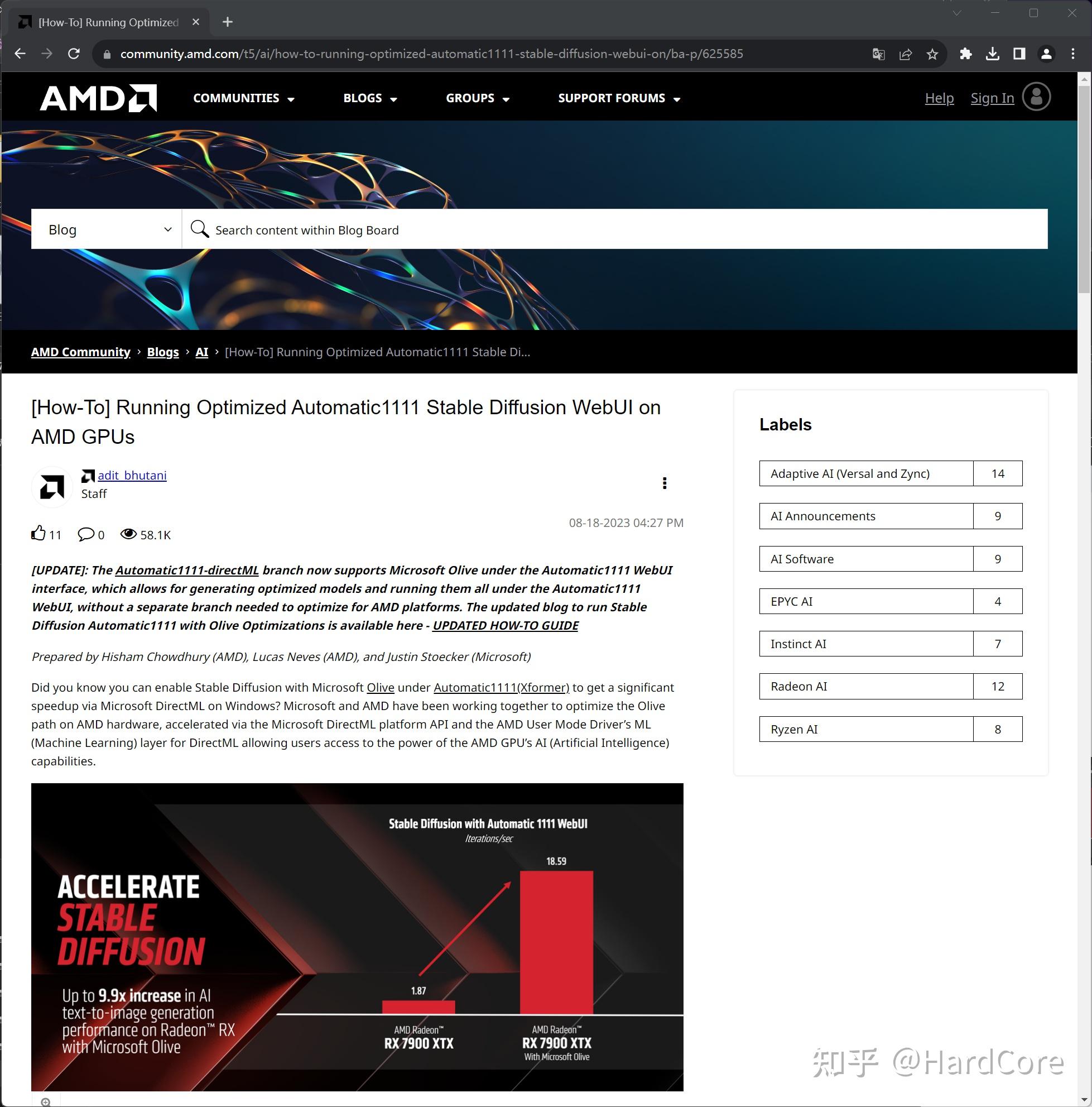 RX 7700 XT不止打游戏？Microsoft Olive+Stable Diffusion AI绘画测试