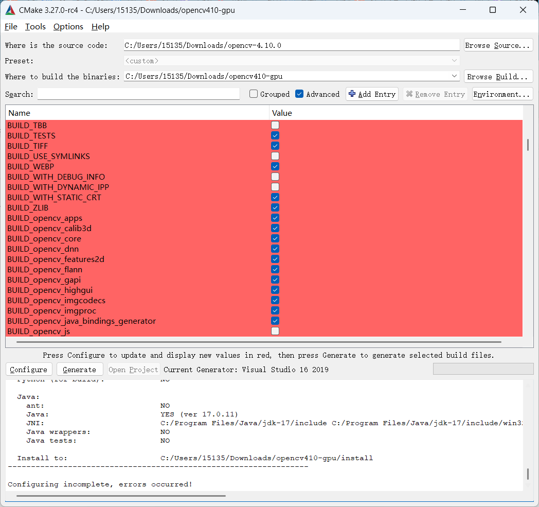 Windows安装CUDA版OpenCV【really有用哦+墙裂推荐！】 - 知乎