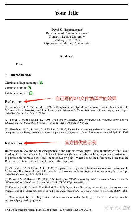 为NeurIPS的latex模板实现Bibtex - 知乎