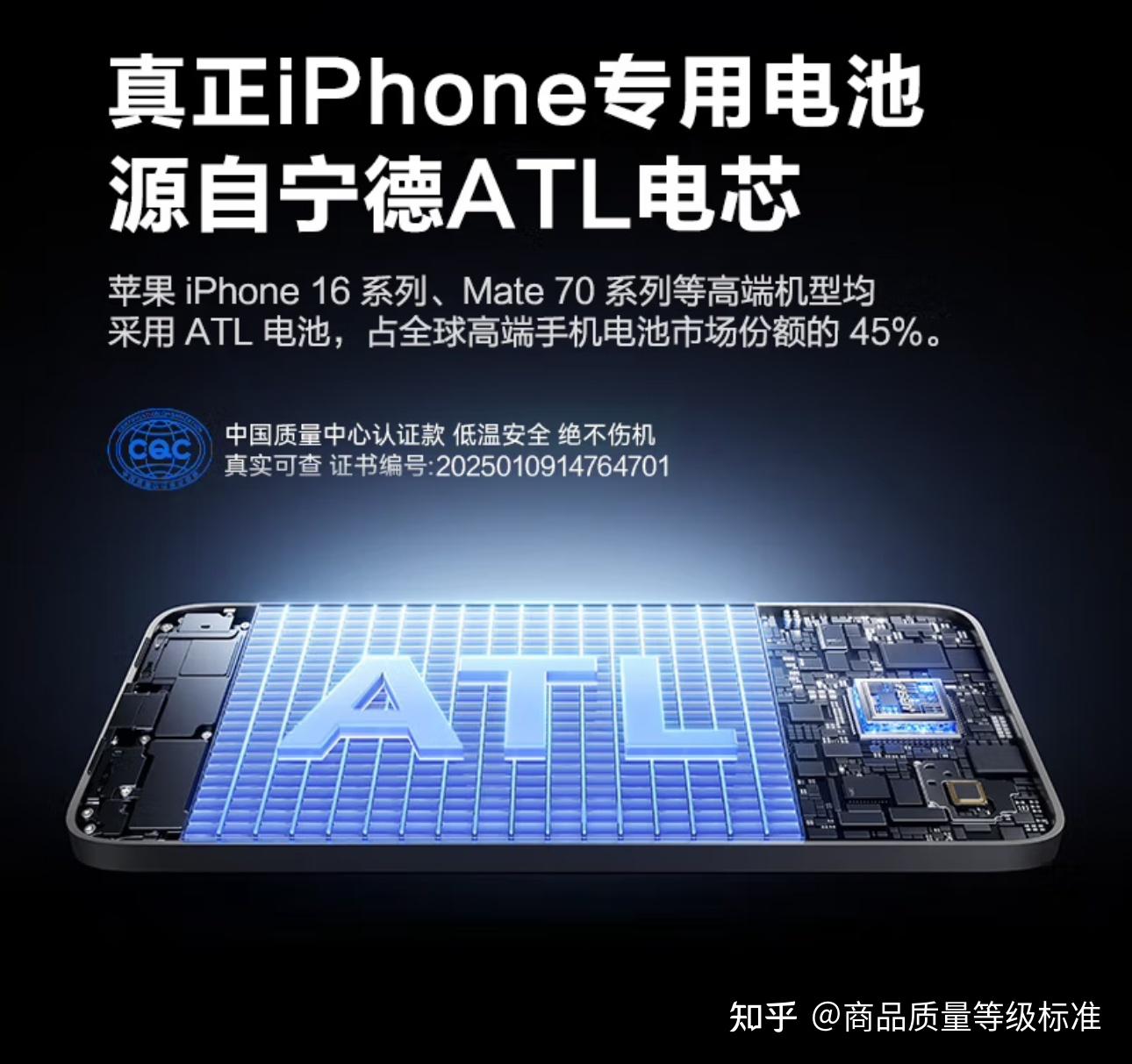 上调品胜ATL电芯充电宝（型号：TP-D147）为：一等品（最高质量等级） - 知乎