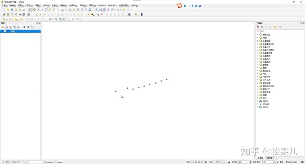 QGIS如何导入经纬度坐标点数据？