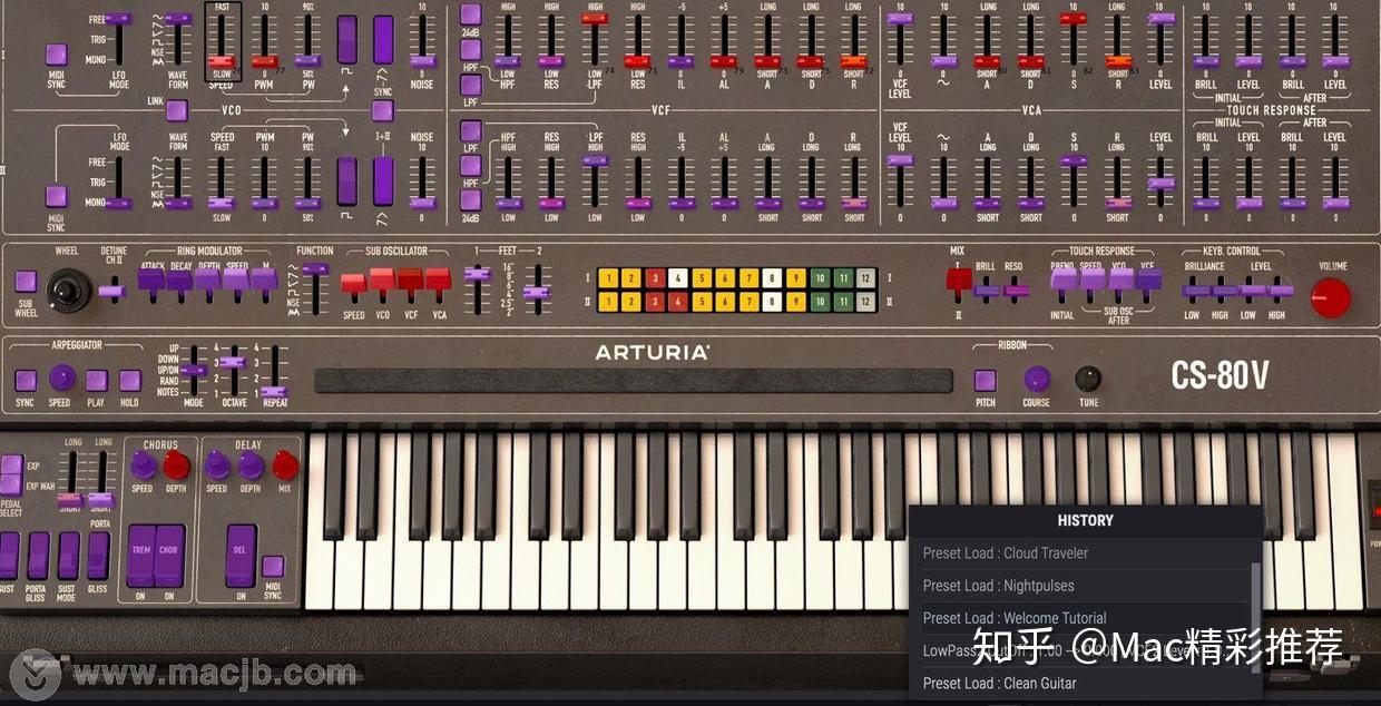 Arturia CS-80 V3 for Mac(复调合成器) - 知乎
