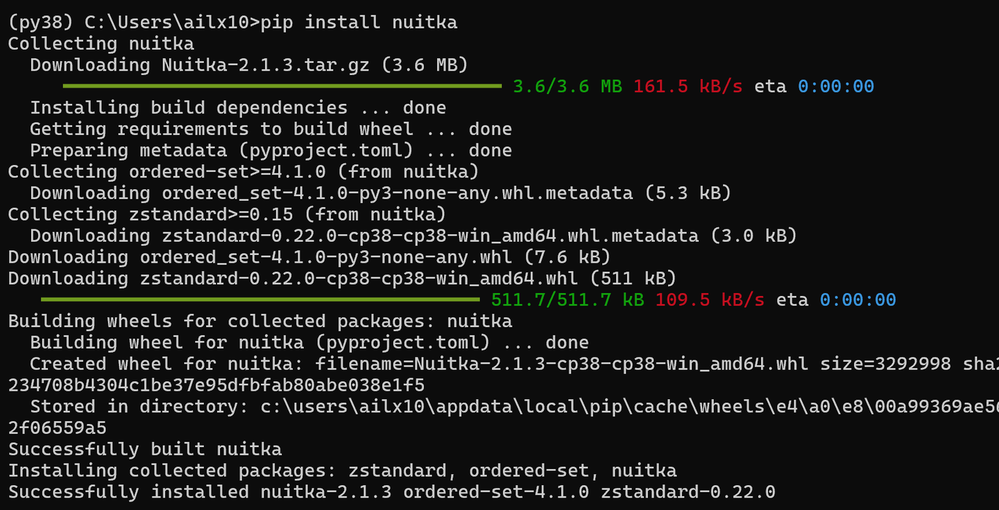 nuitka 打包exe简单教程 - 知乎