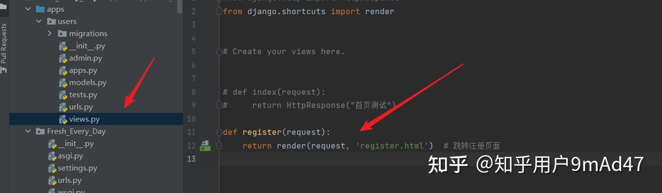 python3初学者手把手搭建每日鲜项目-02注册页面 - 知乎