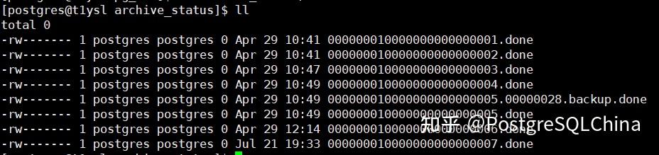 PostgreSQL的xlog/Wal归档及日志清理 - 知乎