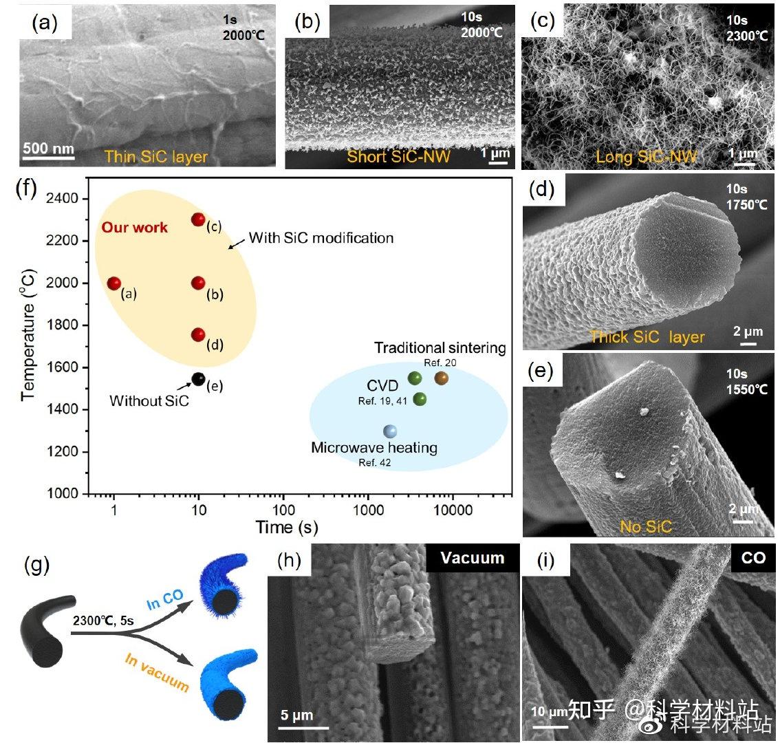 AFM：纳米结构SiC在碳纤维上的瞬态和原位生长实现高耐久性催化 - 知乎