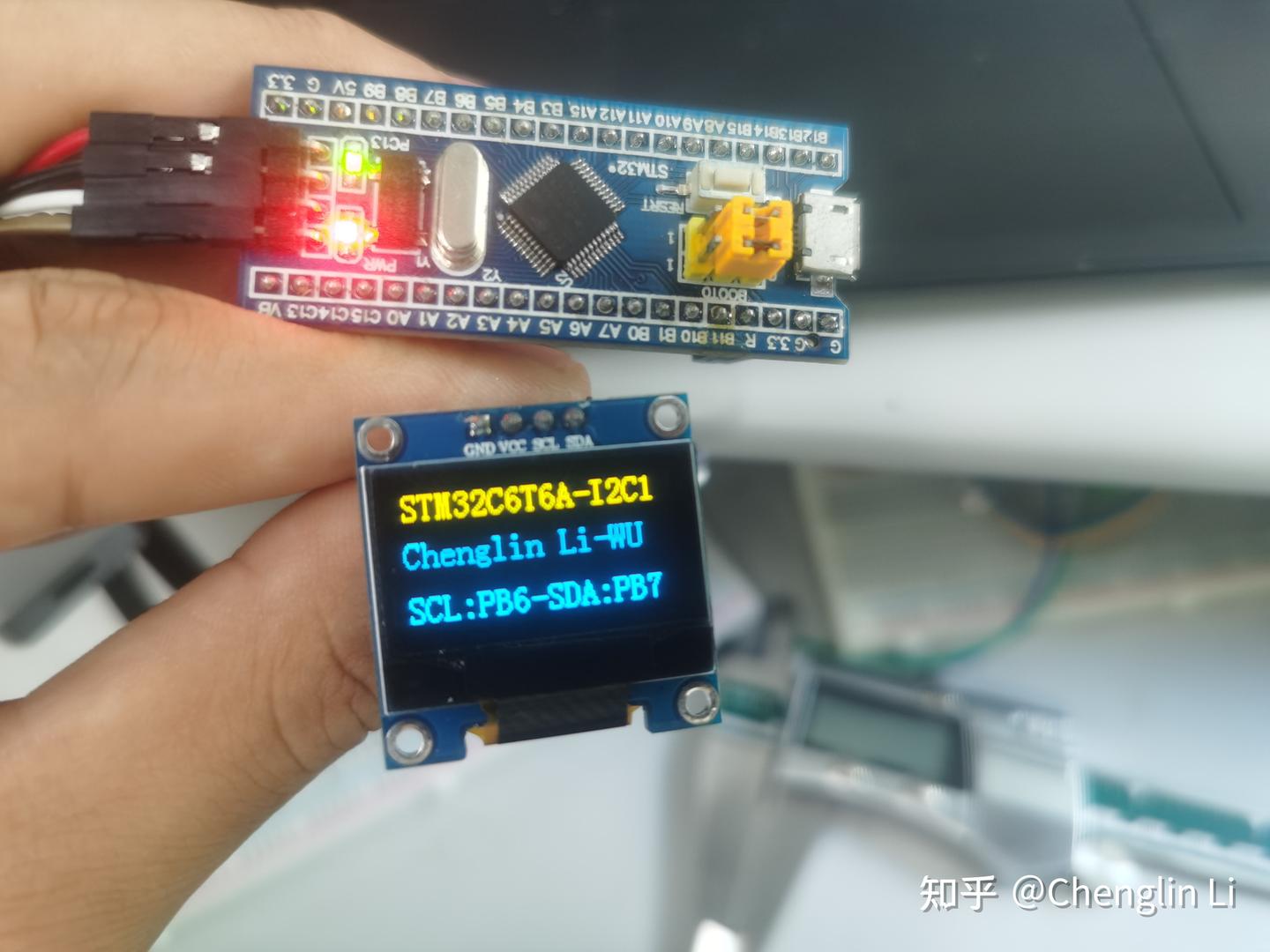 STM32学习笔记（二十一）I2C驱动OLED屏 - 知乎
