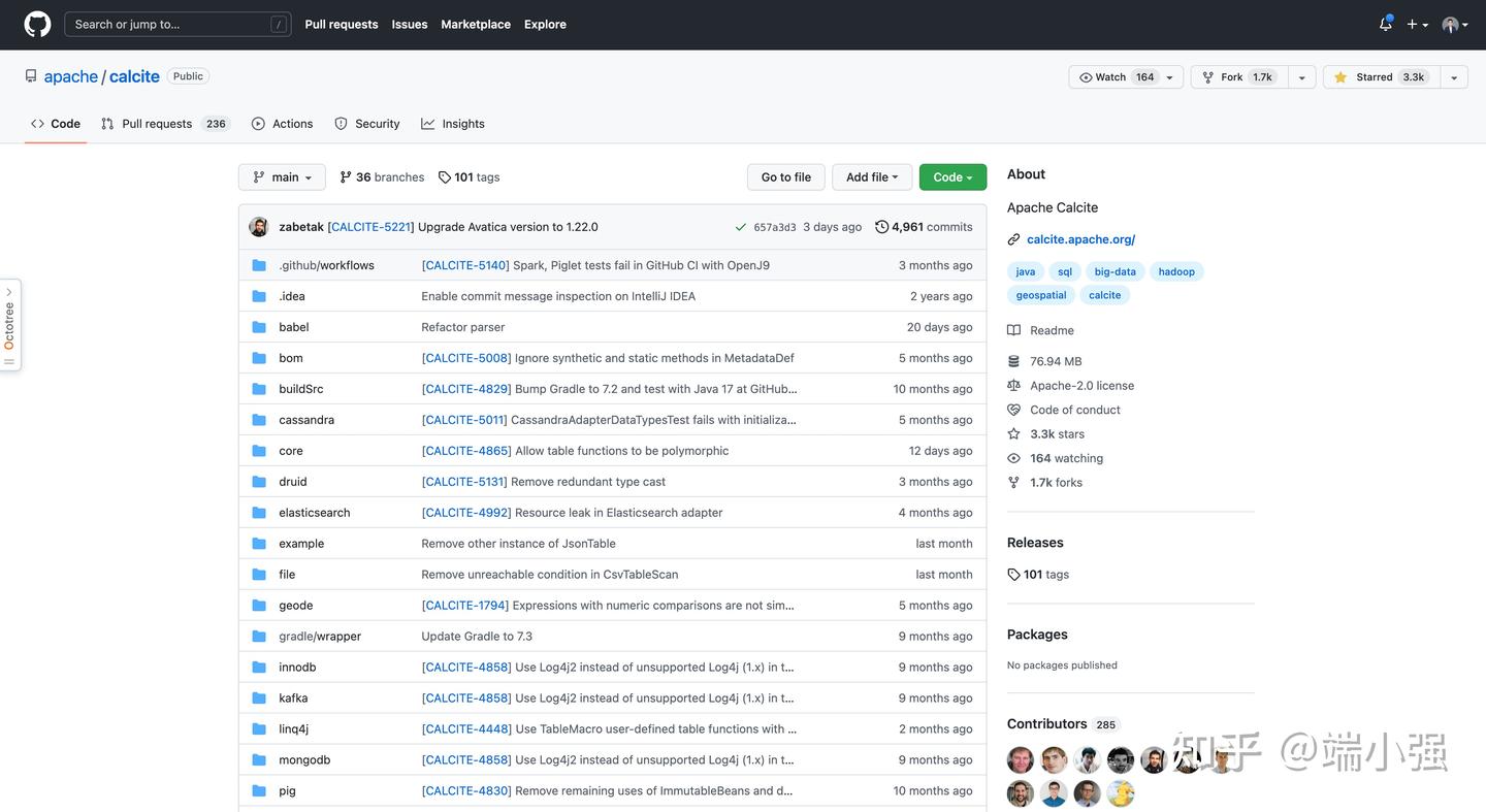 Apache Calcite 快速入门指南 - 知乎