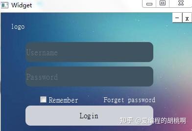 Qt 手把手教你实现漂亮的登录界面 - 知乎