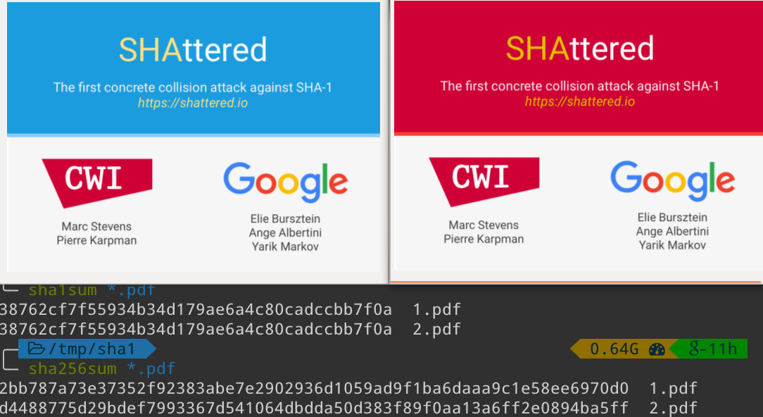 谷歌公告：SHA-1 哈希算法被攻破 - 知乎