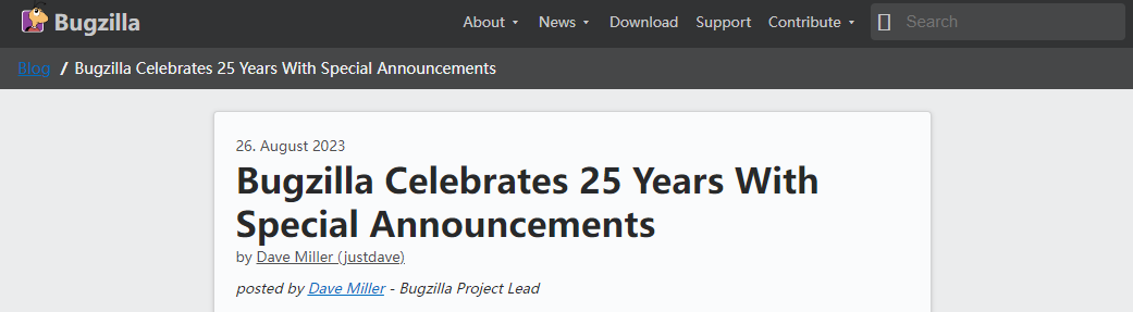 【电子前哨】Bugzilla 已经 25 周岁啦~ - 知乎