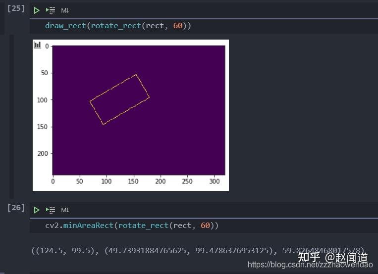 关于不同版本opencv的cv2.minAreaRect函数问题 - 知乎