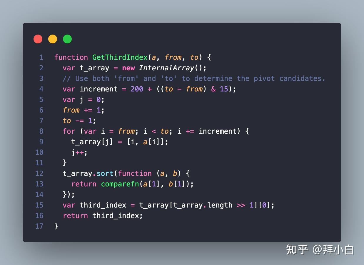 原来 JS 的 Array.sort 是插入排序和快速排序的集合！ - 知乎