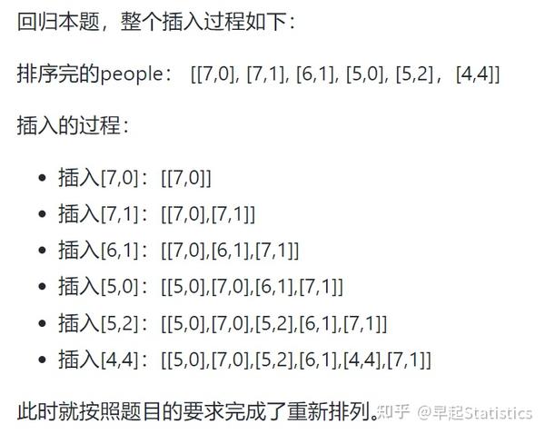406 根据身高重建队列 知乎 