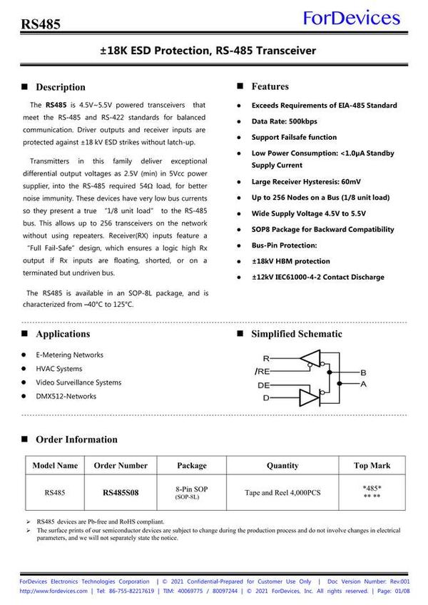 RS485｜具有热插拔功能的RS-485收发器 - 知乎