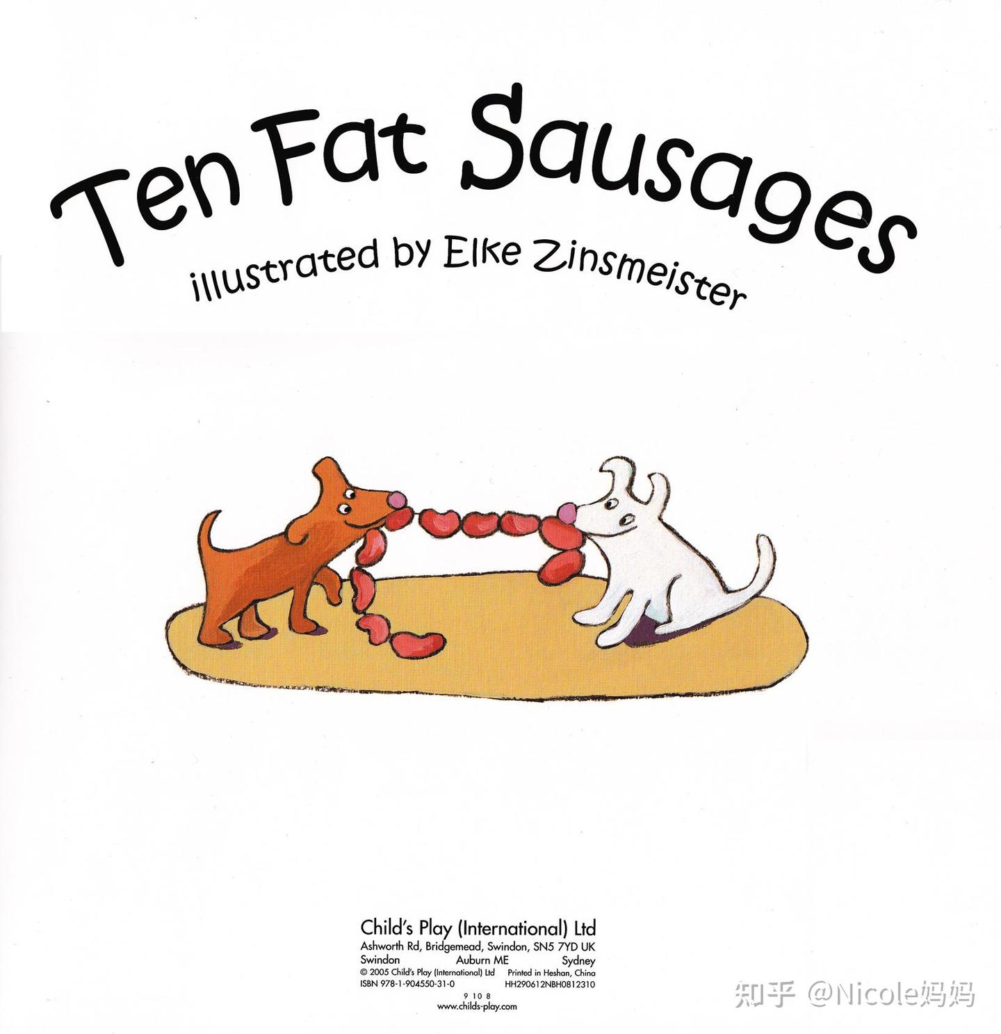 绘本精读 | 《Ten Fat Sausages》在买热狗中学习减法 - 知乎