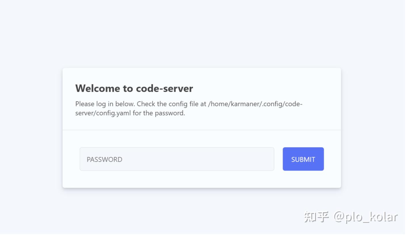 搭建一个可以随时访问的“vscode”---codeserver - 知乎