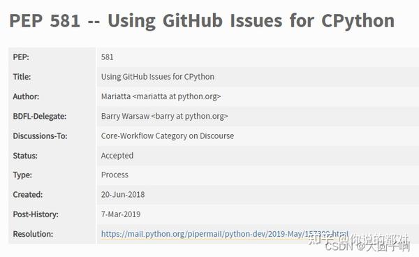 Python：Bug 官网不要了，全迁去 GitHub - 知乎