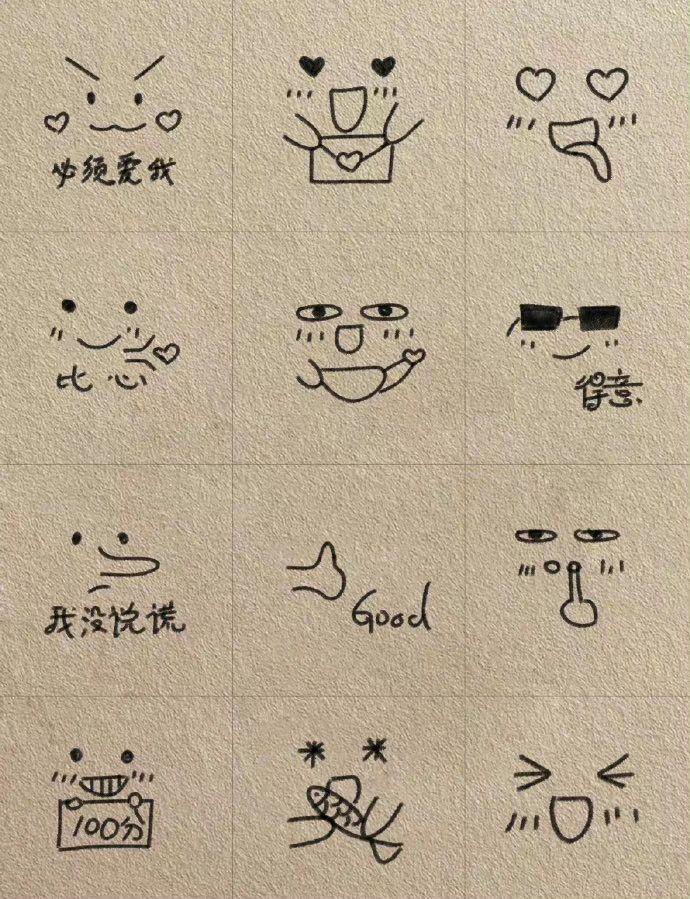 一些可以画在笔记上的可爱简笔画！ - 知乎