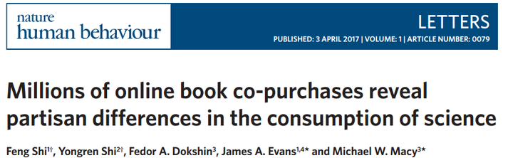 Nature 2017：从购书行为探索不同党派消费差异 - 知乎