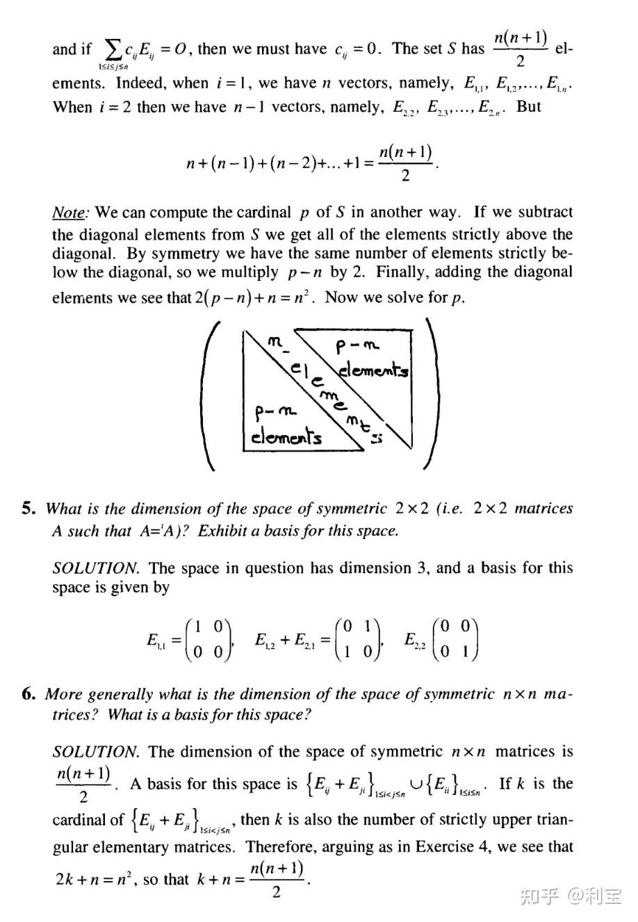 Linear Algebra serge lang 第二章答案 - 知乎