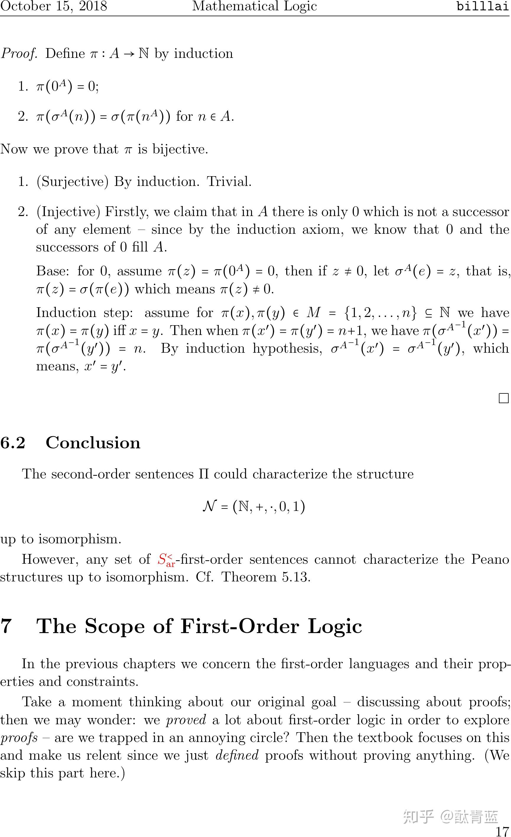 Notes of Mathematical Logic - 知乎