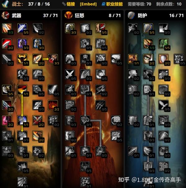 魔兽世界WLK前夕：战士天赋加点方案推荐 - 知乎