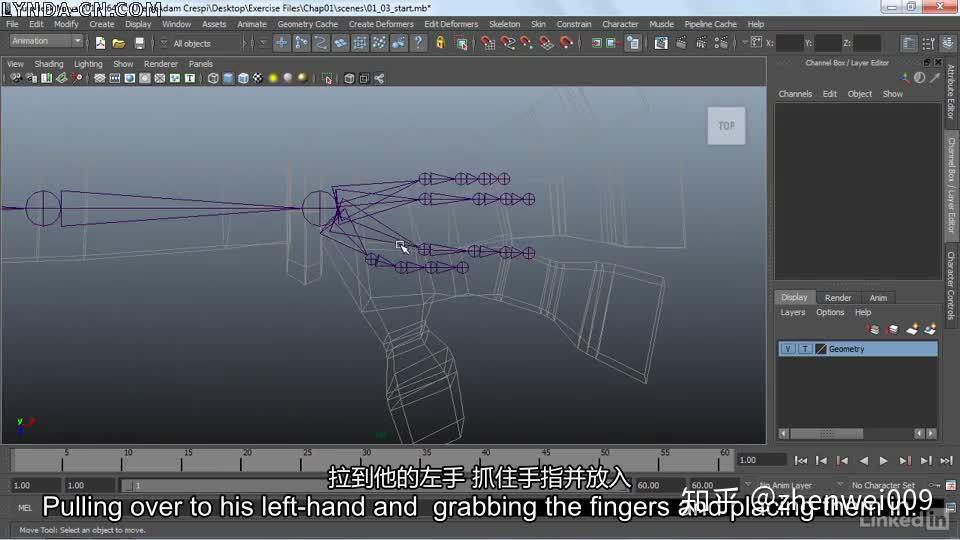 Lynda中文字幕 Maya教程：HumanIK 绑定 Maya: HumanIK Rigs - 知乎