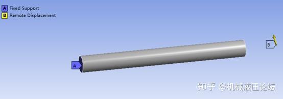 Ansys 中Fixed support 和 remote displacement 的区别 - 知乎