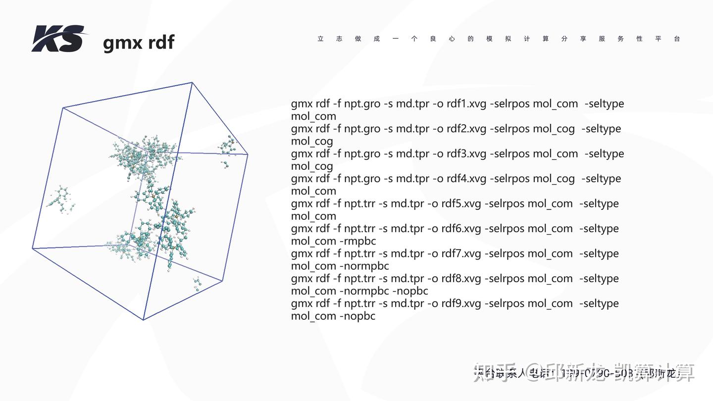 gromacs命令测试4-gmx rdf径向分布函数 - 知乎