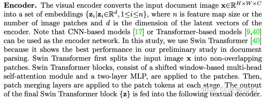 OCR-free Document Understanding Transformer - 知乎