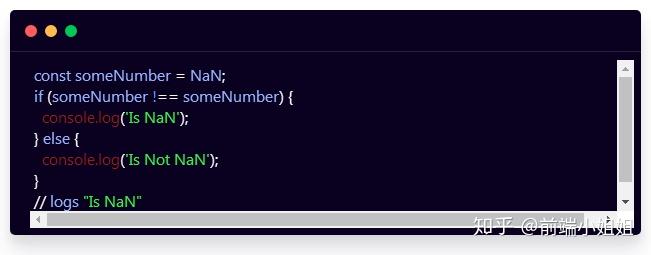 Web前端：JavaScript中的NaN是什么？ - 知乎
