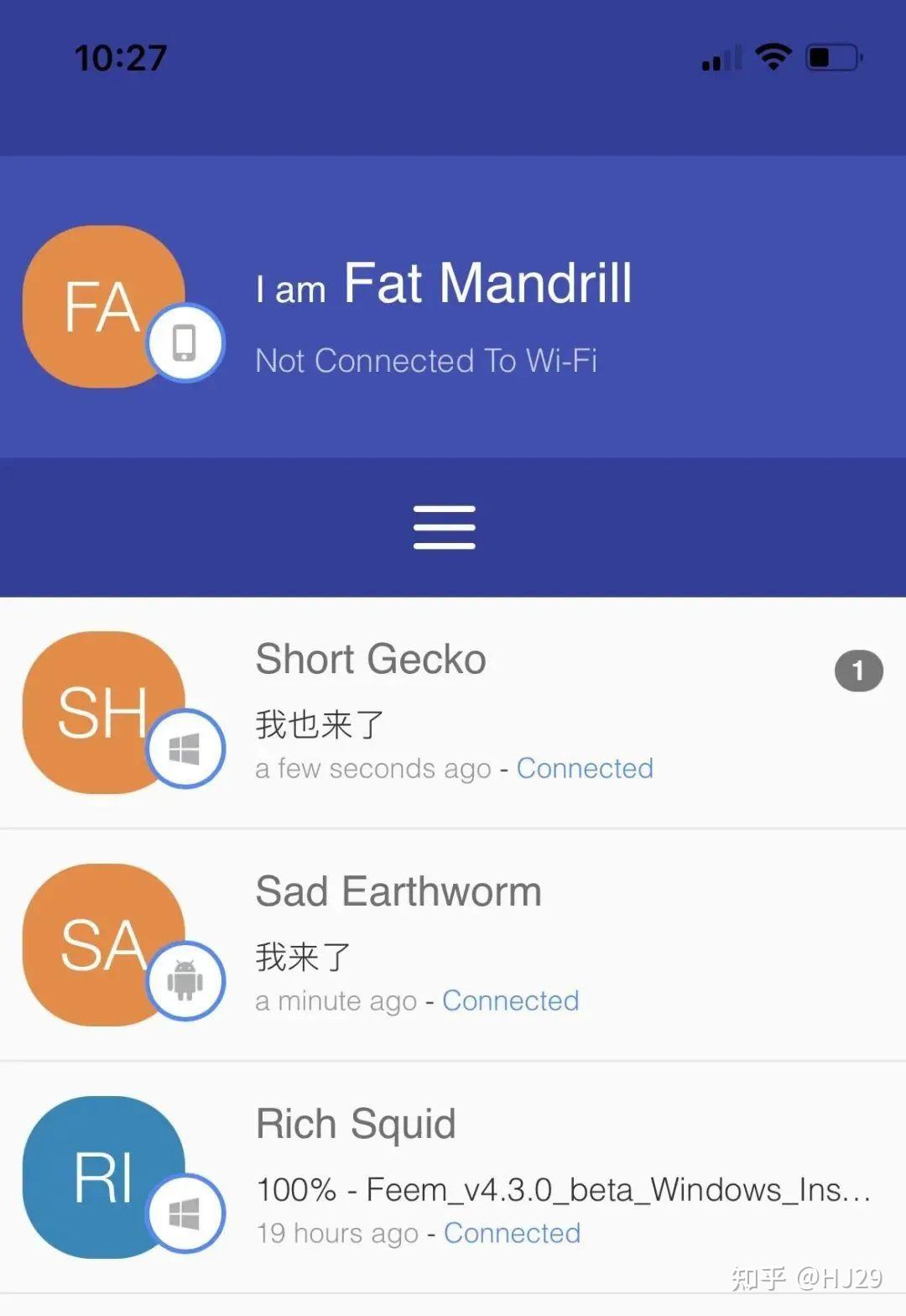 Feem - 全平台跨设备文件传输应用 - 知乎