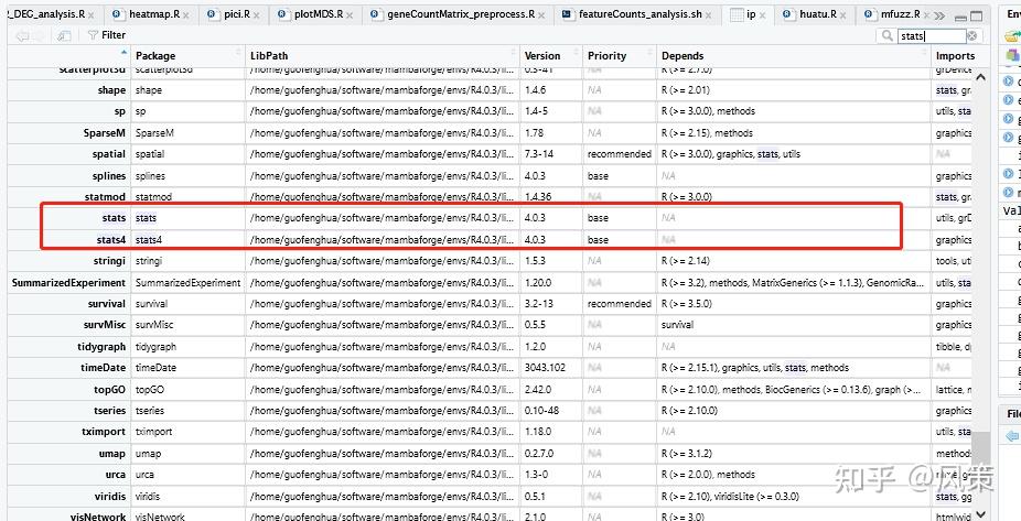 转移（搬运）R环境的library从其他人的R中（linux） - 知乎