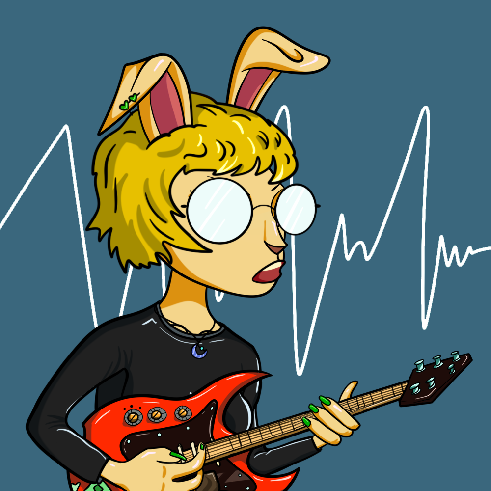 NFT头像精选 | 第六十八期 来自第 1402 号宇宙的兔子音乐家 — YOLO Bunny - 知乎