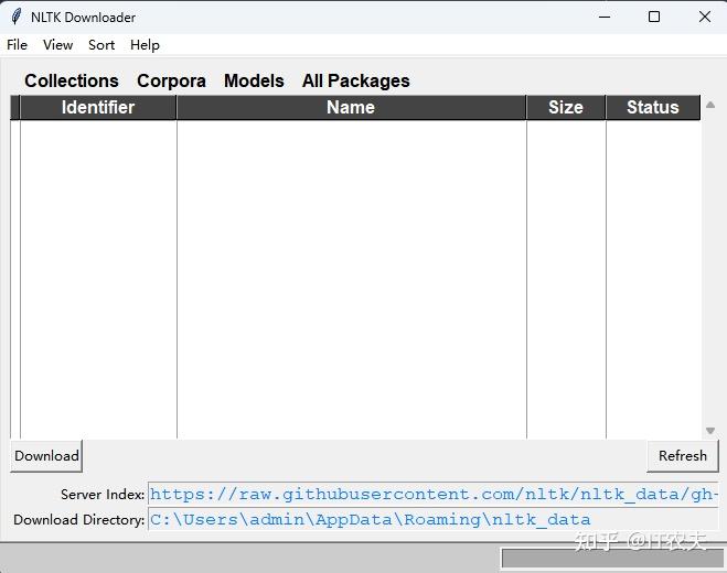 nltk库安装及nltk_data模型国内网络下载安装 最新教程 - 知乎