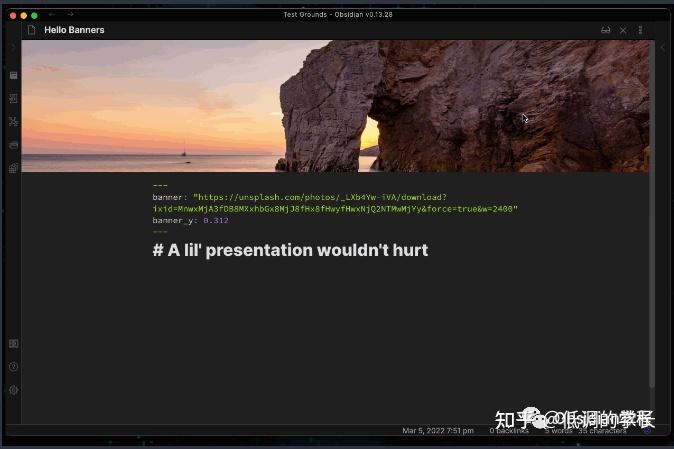 Obsidian插件：Banners，让笔记更加生动有趣 - 知乎