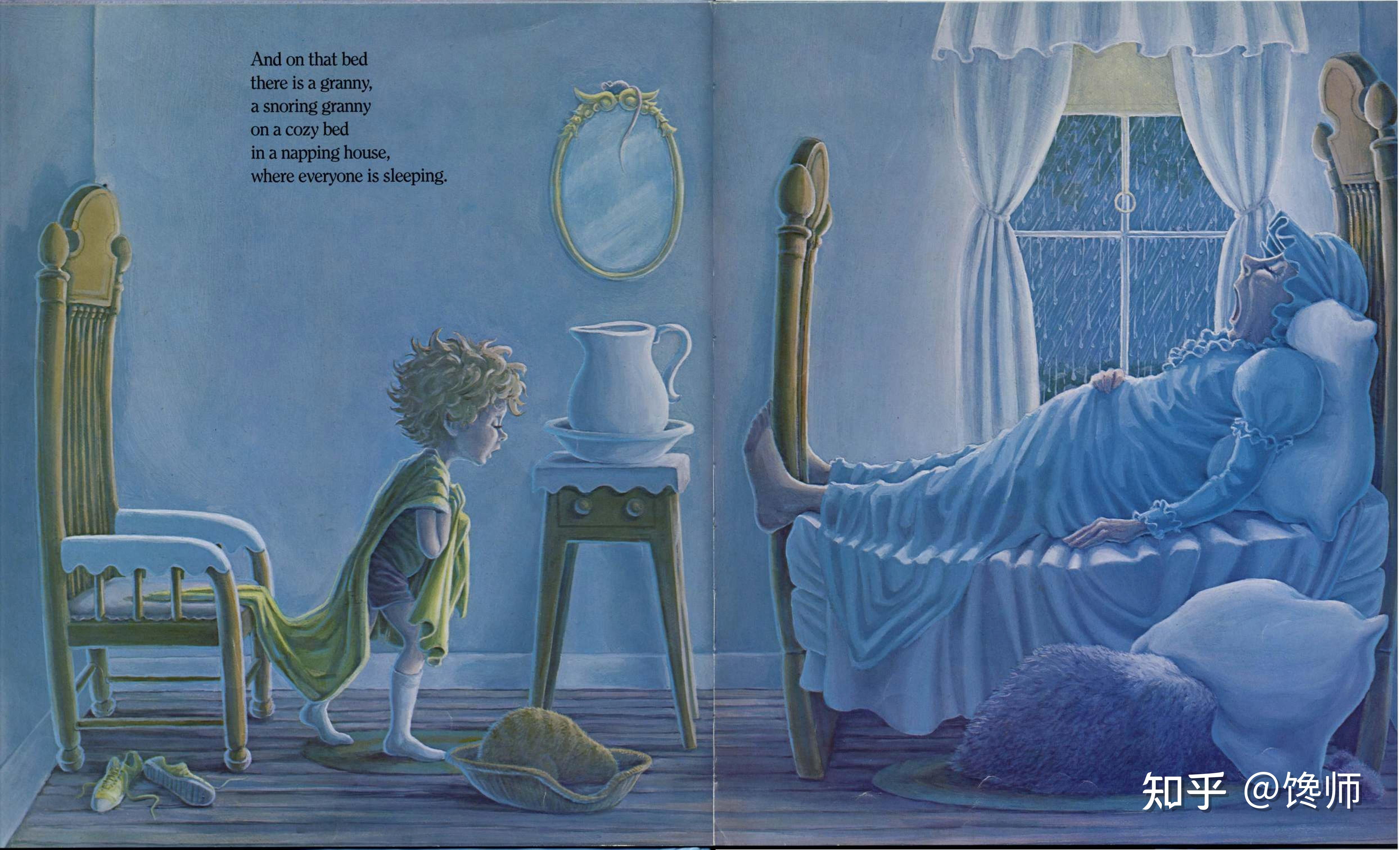 一分钟绘本分享—《The Napping House》 - 知乎