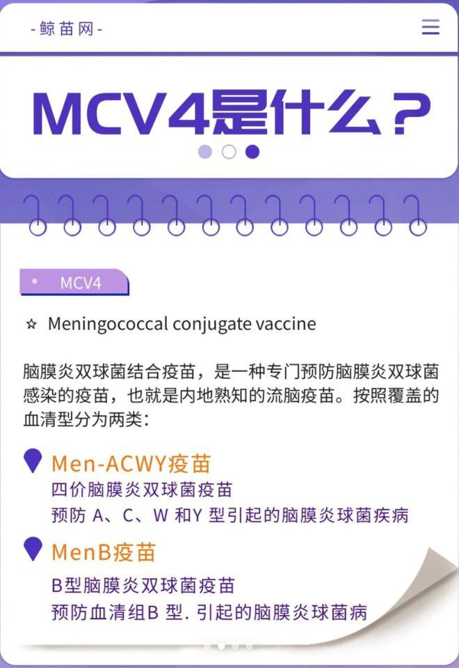 MCV4是什么？流脑MCV4疫苗香港预约 - 知乎