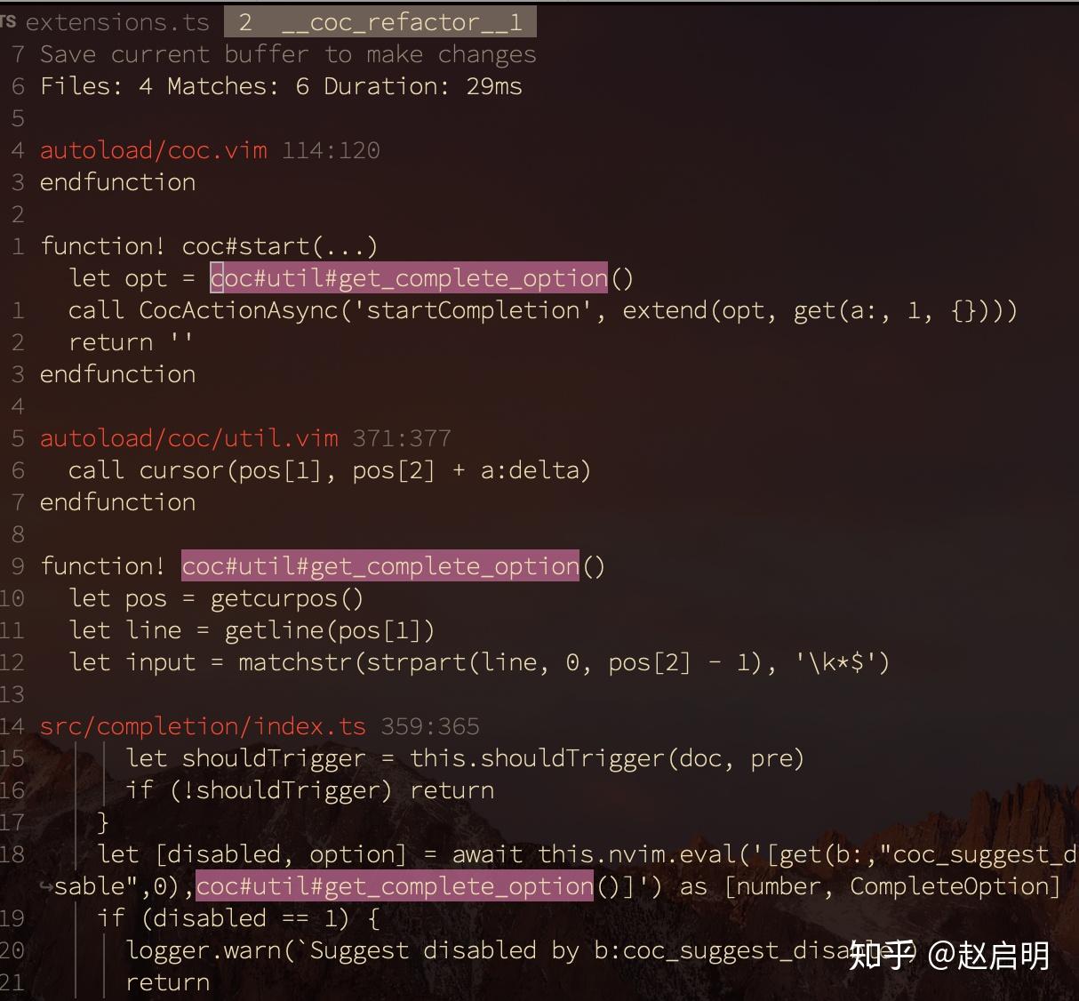 如何使用 coc.nvim 进行代码重构 - 知乎