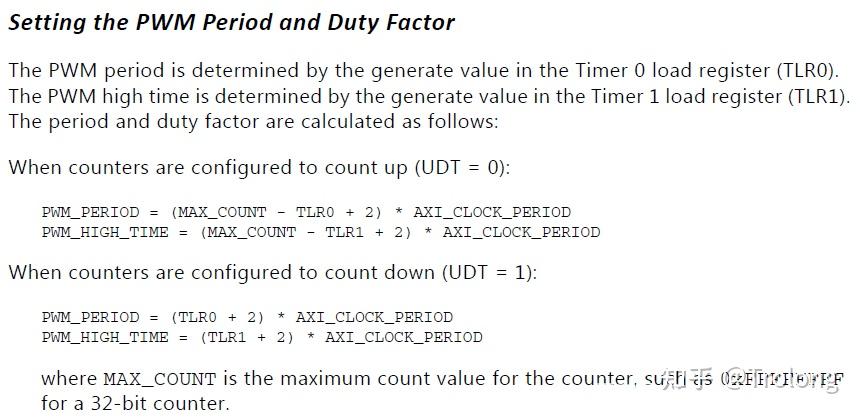 YNQ PS + PL异构多核案例开发手册之axi_timer_pwm_demo案例 - 知乎