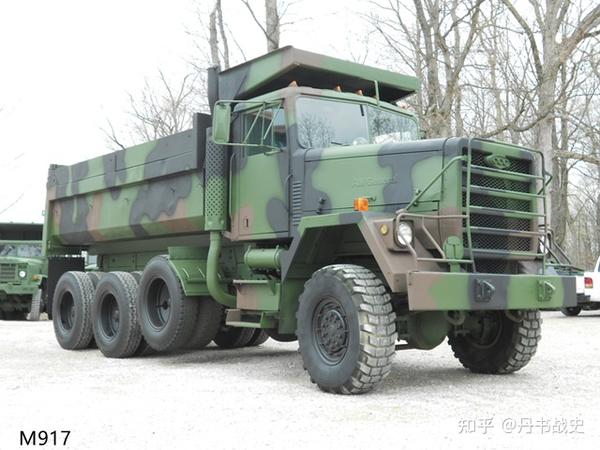 美军M917系列自卸卡车，商用卡车就是军车的技术底子 - 知乎