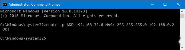 如何将静态 TCP/IP 路由添加到 Windows 路由表 - 知乎