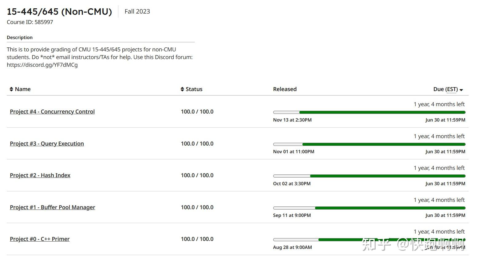 CMU15445 Fall2023 Project 0-4 通关全记录 - 知乎